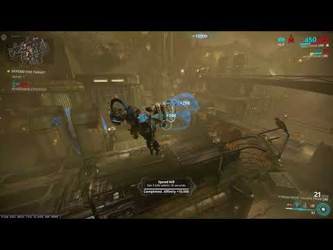 Warframe Riven Challenge - 3 Headshot in single aim glide with Extinguished Dragonkey