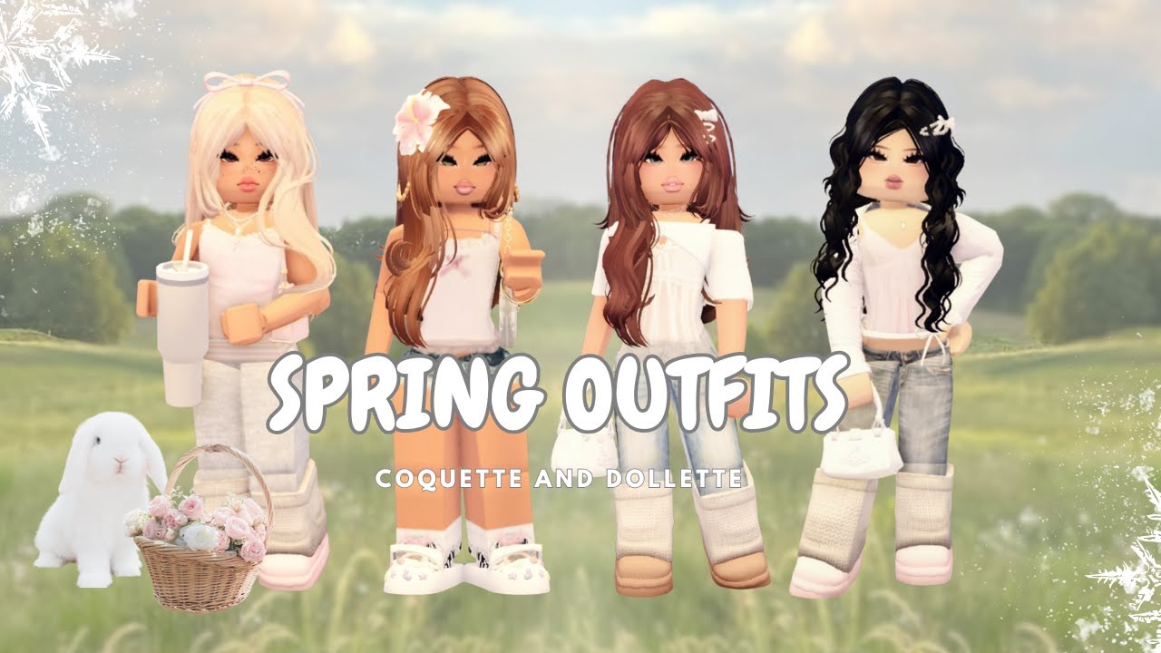 ʚ SPRING/COQUETTE outfits ɞ | tutorial | Berry avenue