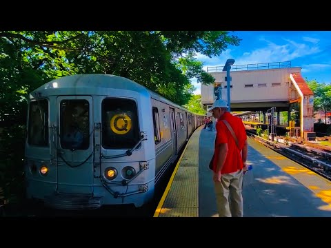 R46 (Q) Local Train with a Howling Propulsion at Kings Highway
