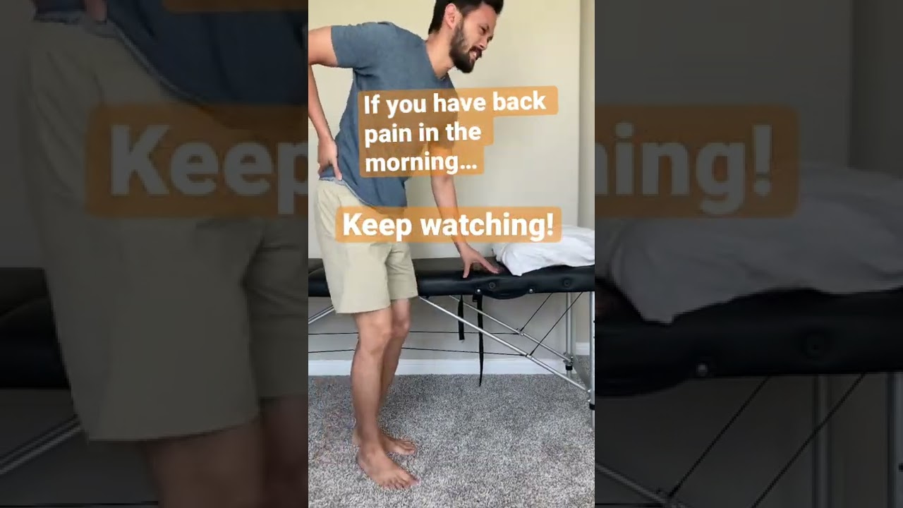 💥Got Morning Back Pain? Do this ONE thing