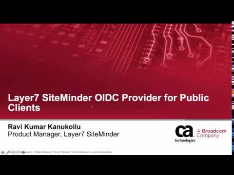Layer7 SiteMinder OIDC Provider for Public Clients