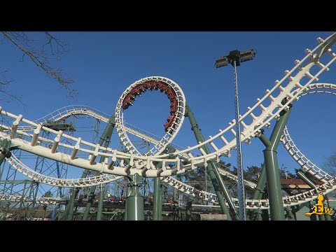 Eerste publieke testrit van de vernieuwde Python #Efteling 20-03-2018