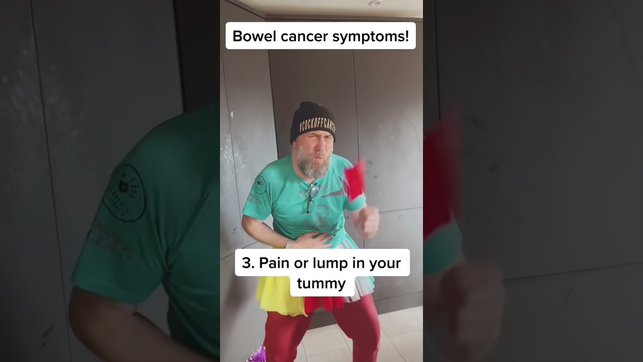 Stuart shares common bowel cancer symptoms