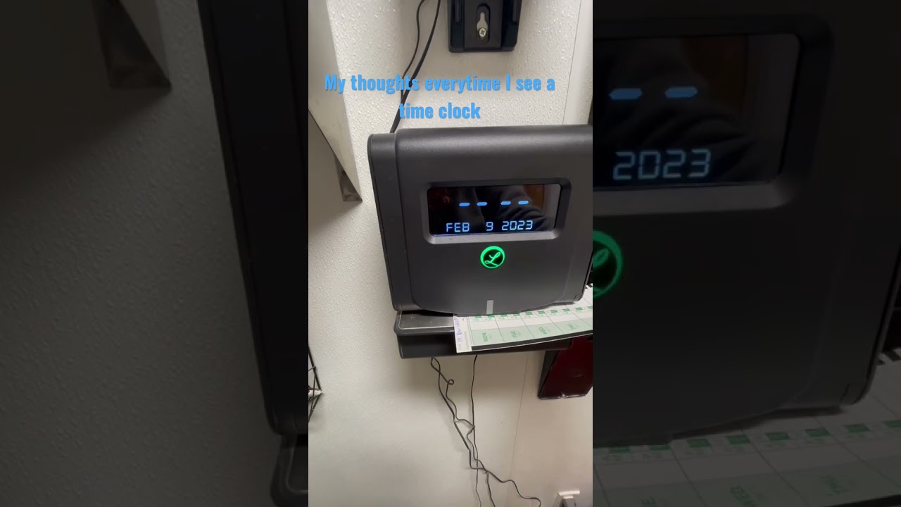 #punch the #clock #time #clock #afternoon #gohome #work #hit #quit #finished #lunchbreak #timeclock