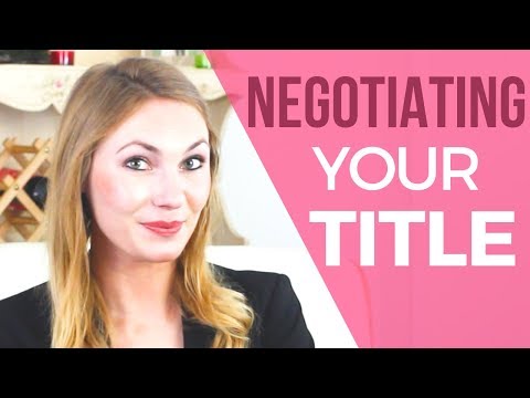 When to NOT Negotiate Your Title in a Job Offer