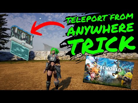 TELEPORT FROM ANYWHERE TRICK in PALWORLD!!! Without Fast Travel Locations!!