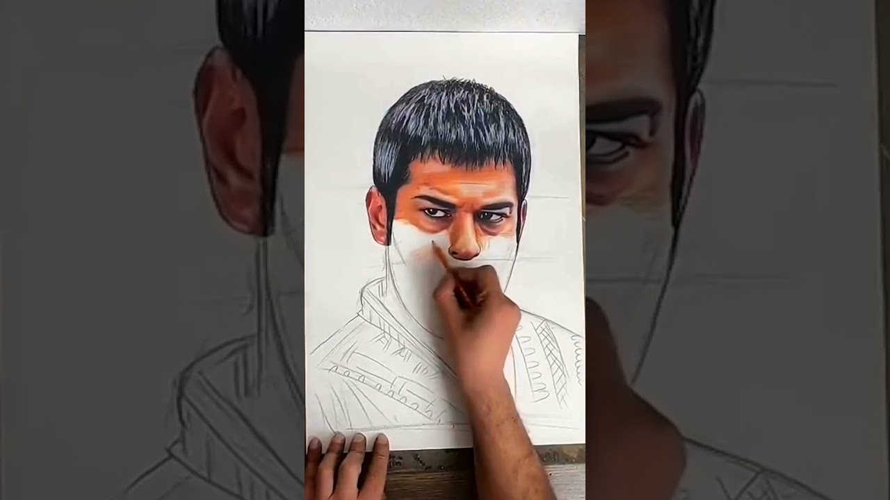 Osman Ghazi Sketch | Osman Ghazi Painting #shortsvideo #ytshorts #shorts #drawing #artist #howtodraw