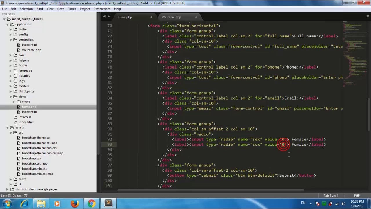 Codeigniter -- How to insert multiple table codeigniter and bootstrap part 2
