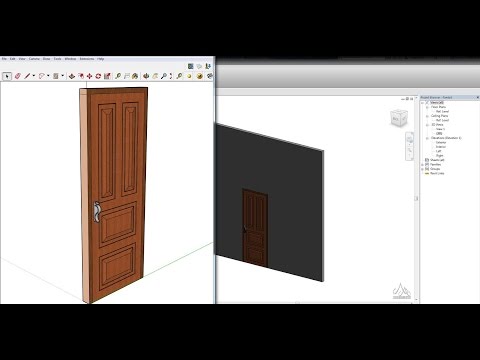 KHS | Revit | การสร้างประตูจาก Sketchup to Revit – KNOWHOWSKILL
