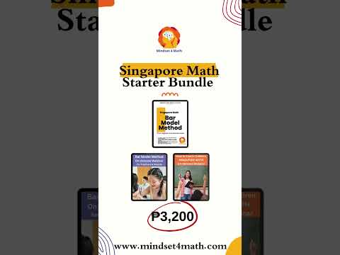 MINDSET 4 MATH SINGAPORE MATH STARTER BUNDLE
