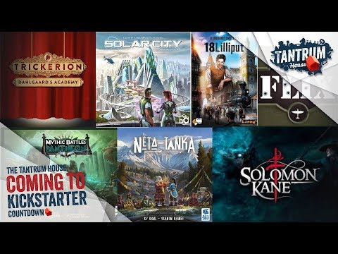 Upcoming Board Games Kickstarter June 2018 (1st half)