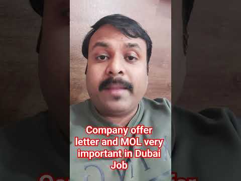 Company offer letter and MOL very important in Dubai Job #dubaijob #dubaijobseekers