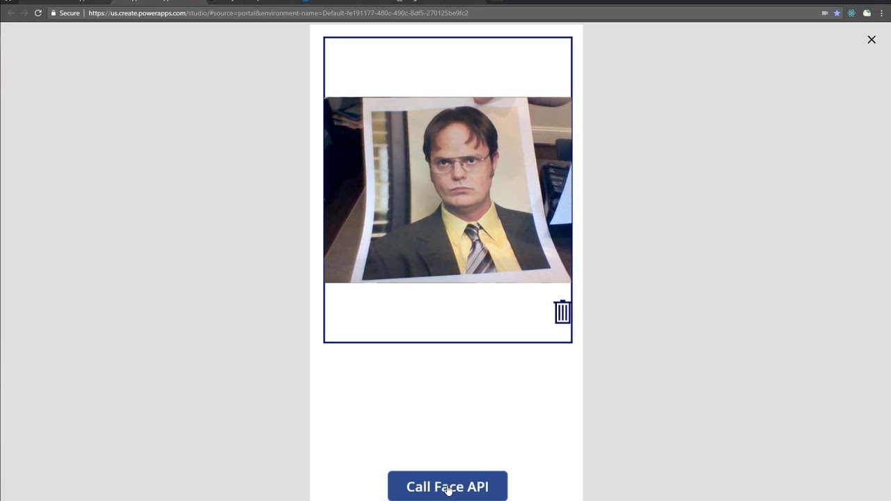 Mobile PowerApp For Azure Face API