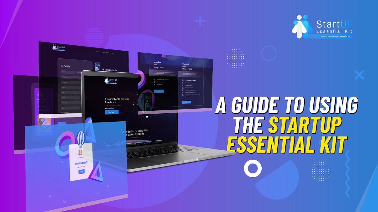 A Guide to Using the Startup Essential Kit