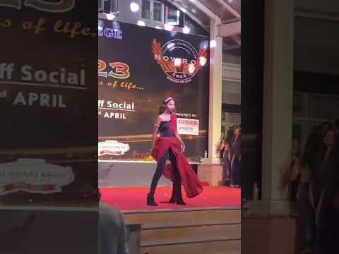 indo-western style fashion show❤