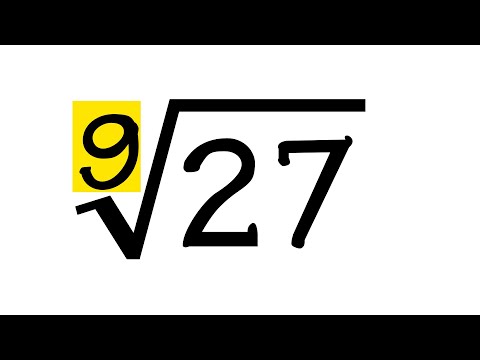 no one does the 9-th root