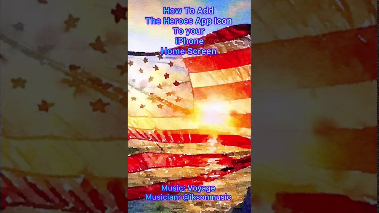 How to add App Icon from web page to iPhone homescreen