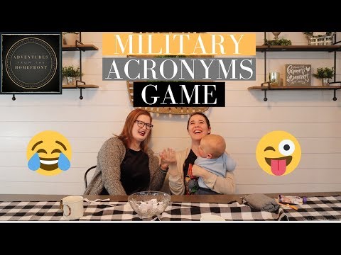 Military Acronyms Game!