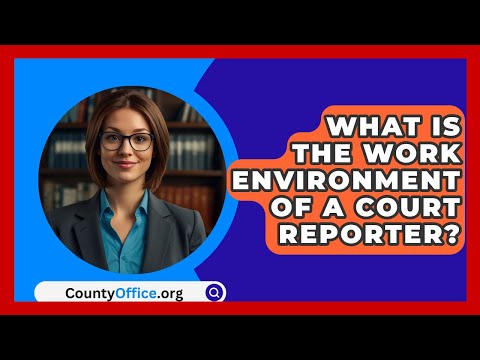What Is The Work Environment Of A Court Reporter? - CountyOffice.org