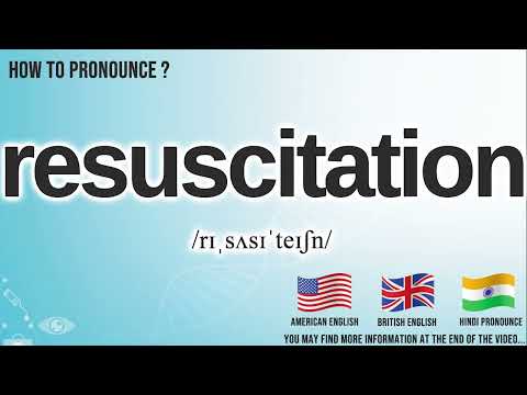 Resuscitation Pronunciation | How to Pronounce (say) Resuscitation CORRECTLY | Resuscitation Define