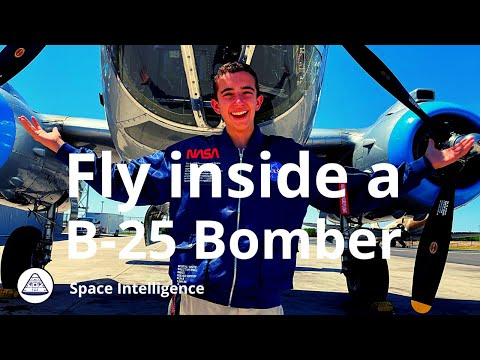 Fly inside a B-25 Mitchell Bomber: "Maid in the Shade"