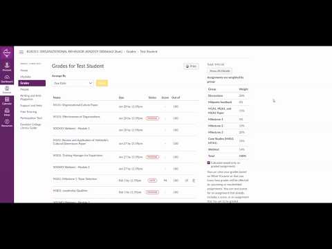 How to view instructor comments on assignments in Canvas