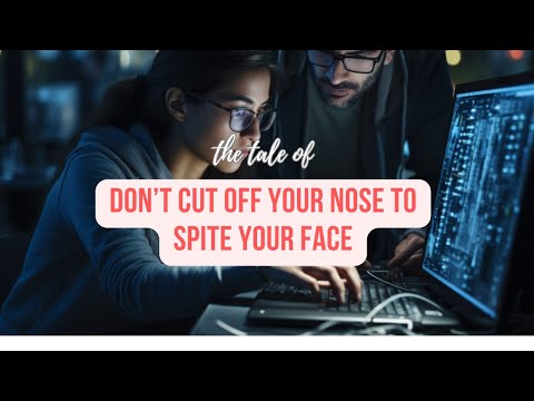 Don’t Cut off Your Nose to Spite Your Face - Story & Meaning