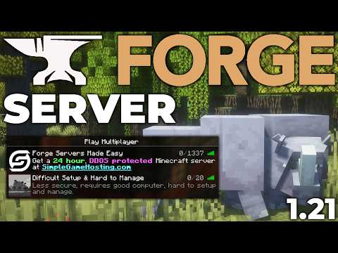 How To Make a Forge Server in Minecraft 1.21