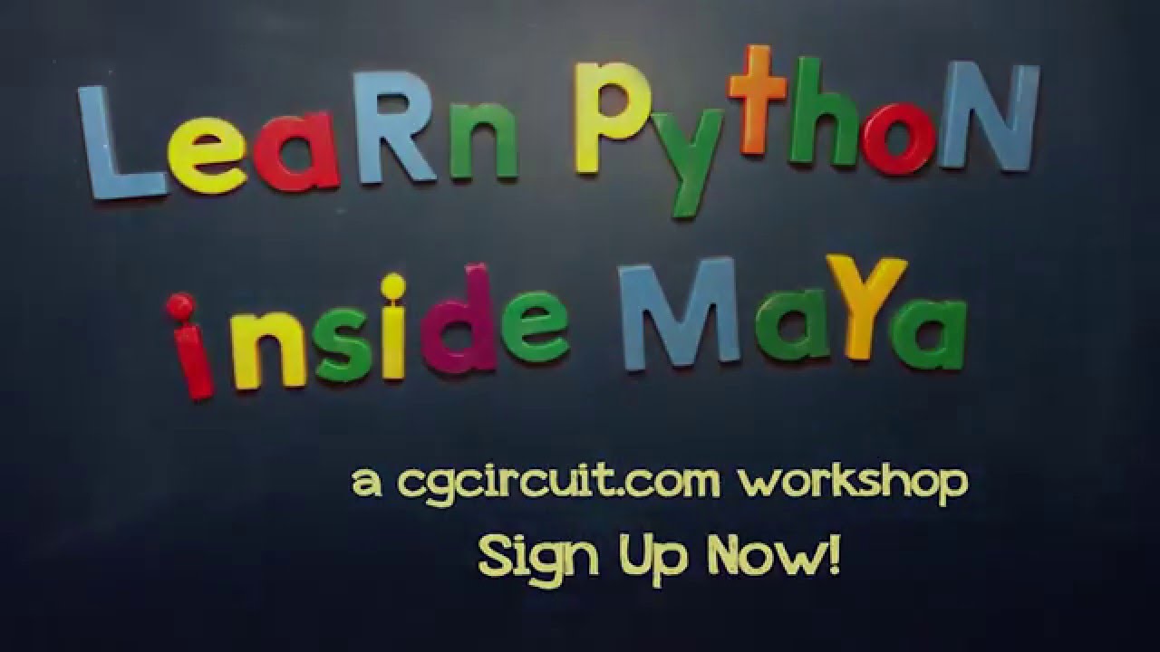 Learn Python inside Maya