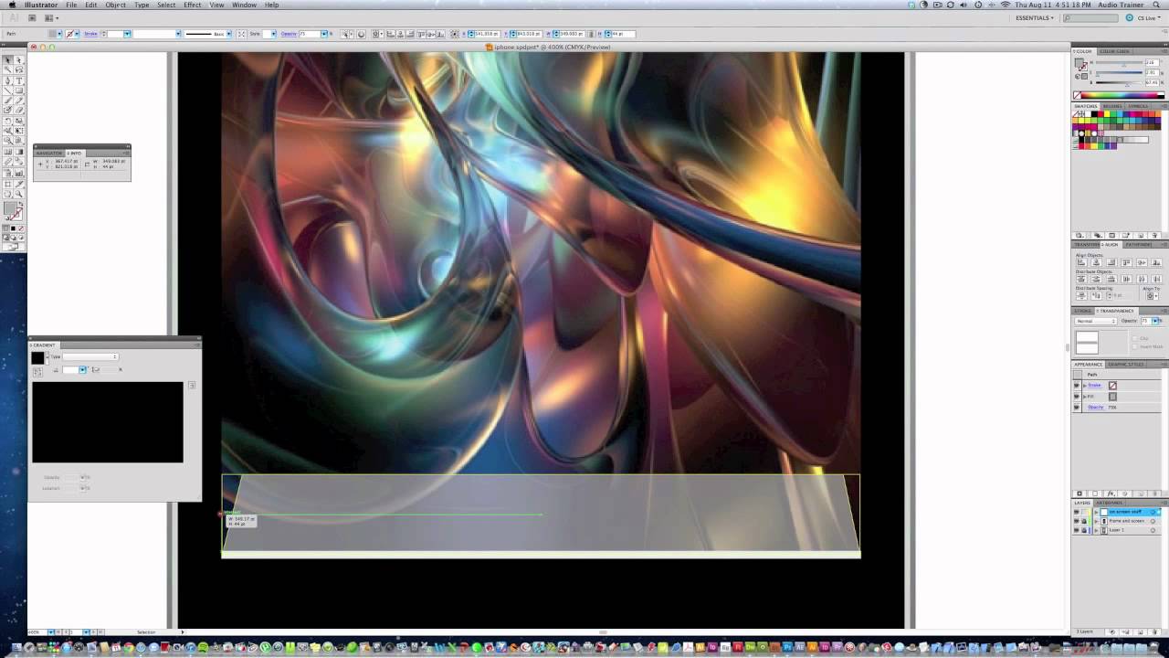 iPhone 4 Vector Speed Painting
