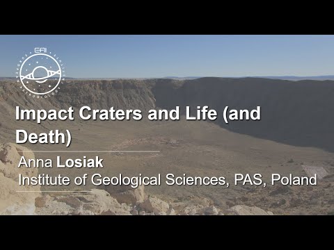 EAI-Seminars Series: Impact Craters and Life (and Death)