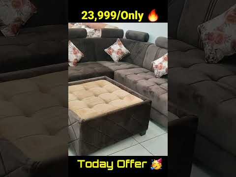 Today Offer π«΄ 23,999/Only 7 Seater Luxury L type sofa Set || Biroli's Vlogs