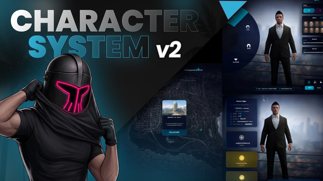 FiveM Advanced Character Suite V2 🔥 [MULTICHARACTER, SKIN CREATOR, SPAWN SELECTOR]