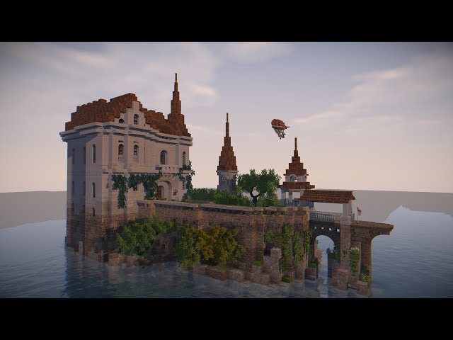 Small castle on the lake Minecraft Map