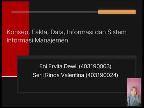 SIM 2: Konsep fakta, Data, Informasi dan sistem Informasi Manajemen