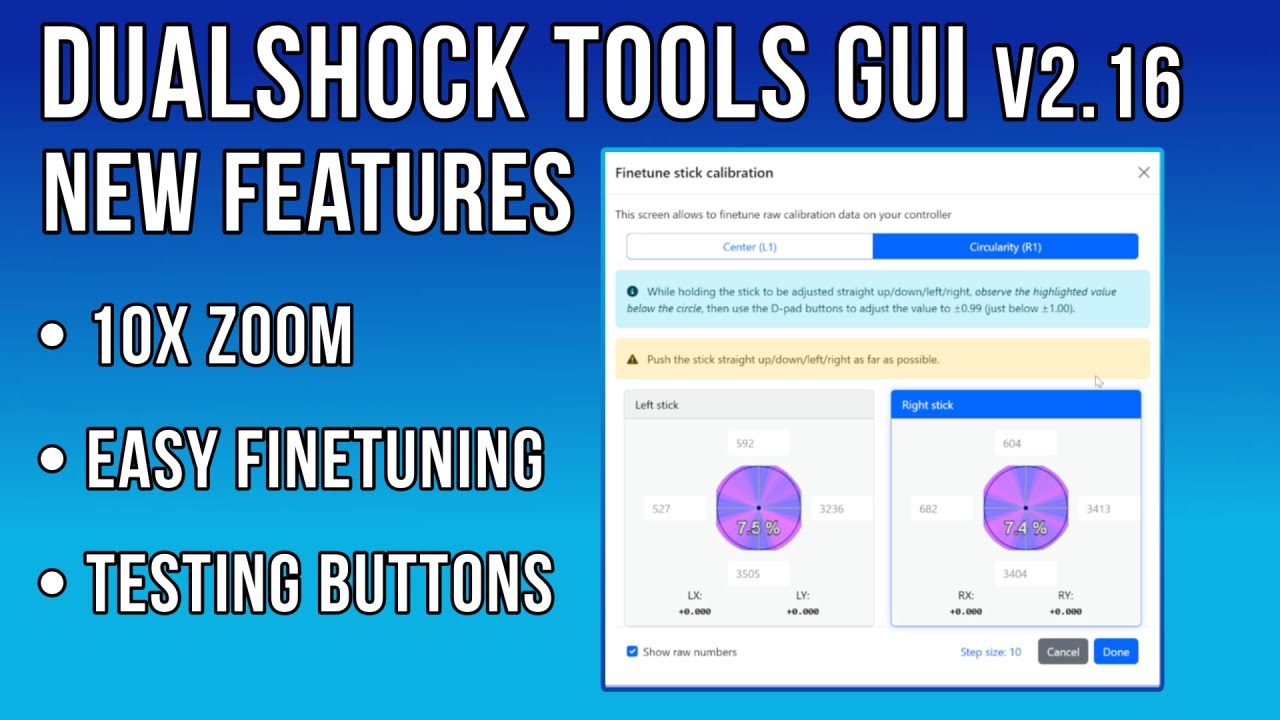 DualShock Tools GUI New Update v2.16 | Showcasing New Features