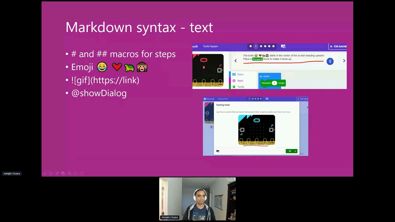 micro:bit LIVE 2021 | Authoring MakeCode Tutorials