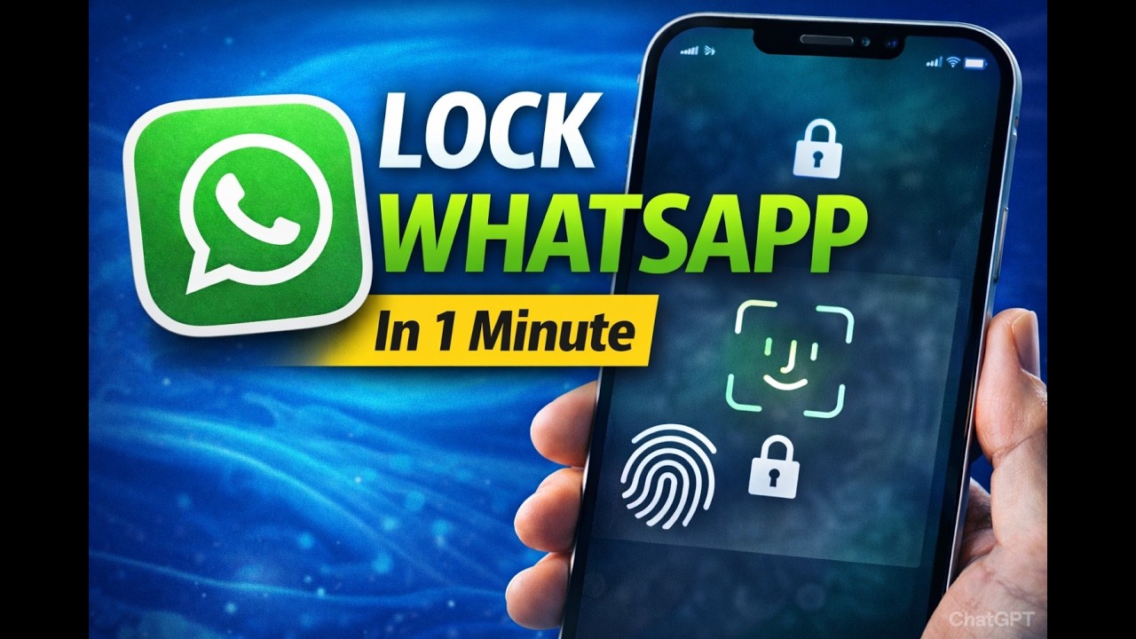 How to Lock WhatsApp on Android & iPhone (Step-by-Step Guide 2026)