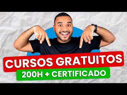 Aprenda com 30 Cursos Gratuitos de 200 horas! [COM CERTIFICADO]🔥