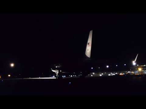 Boeing C-32A (Air Force Two) Takeoff from the Manchester-Boston Regional Airport