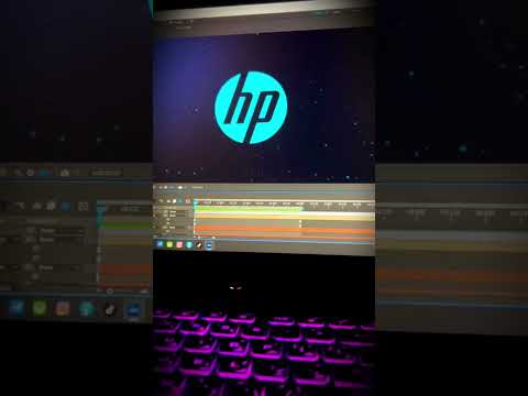 hp logo animation in after effects ❤ #motion #logo