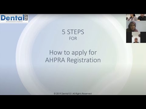 How to apply for AHPRA registration?