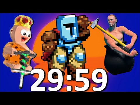 Can I beat the hardest games of all time in under 30 minutes?
