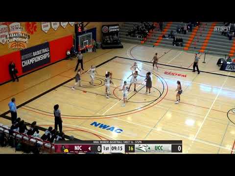 NWAC Basketball Championships round 1 North Idaho vs Umpqua (3-9-19) Win 68-62
