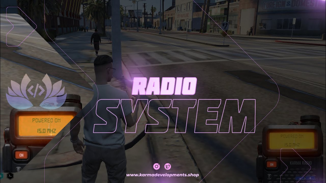 Fivem - Karma Developments Radio System [QBCore/ESX]