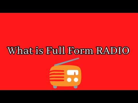 Full form of RADIO,Full form of Plasma TV, Full form of VCR,