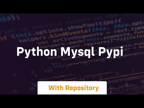 python mysql pypi