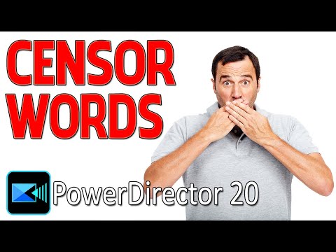 How To Censor Bad Words | PowerDirector