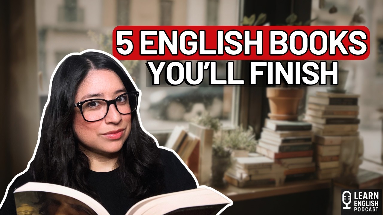 5 Short Books to Learn English (B1–B2) | Reading Practice + Real Vocabulary