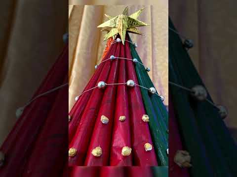 Christmas Series Day 12 Magazine Xmas tree #shorts #xmastree #xmas2021 #xmasdecor